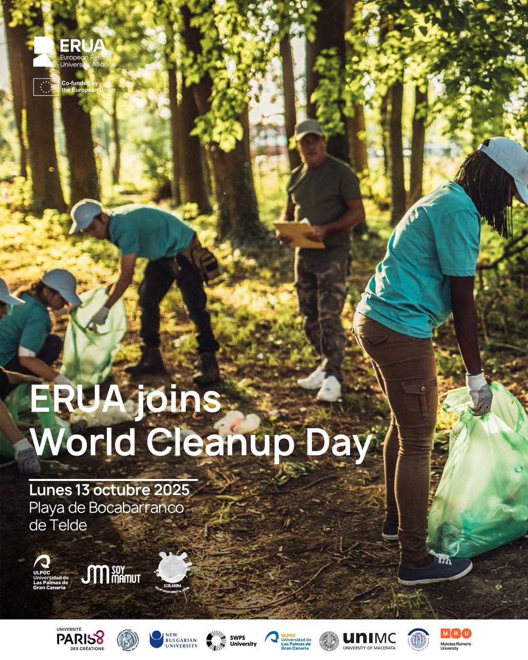Participa en el Clean Up Day de ERUA en la ULPGC – Vicerrectorado de ...